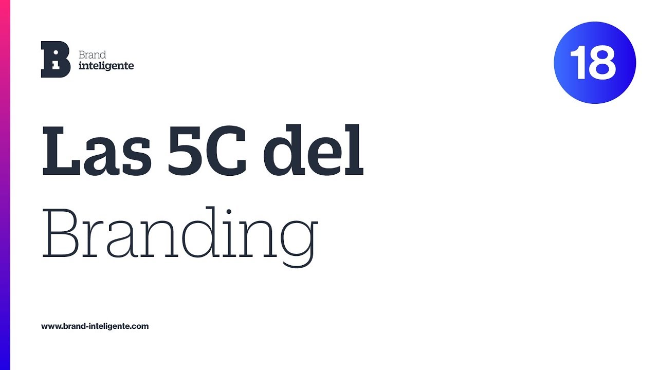 Las 5C del BRANDING: Cómo CREAR una MARCA - YouTube