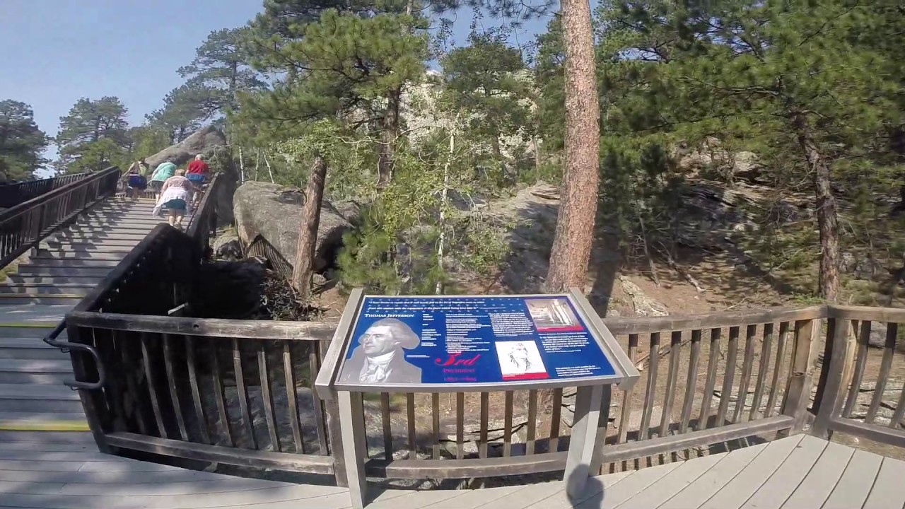 High Speed - Mount Rushmore President Trail Walkthrough - YouTube
