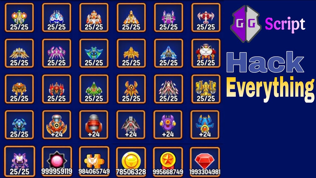 Space Shooter Hack Everything - YouTube