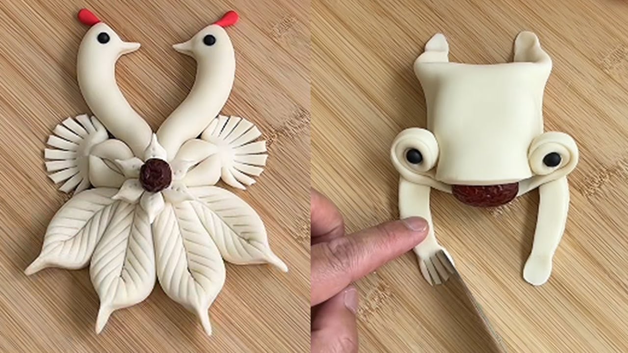 🥰 Satisfying And Yummy Dough Pastry Ideas 🍞Puppy Bread, Bun, Frog Bread ...