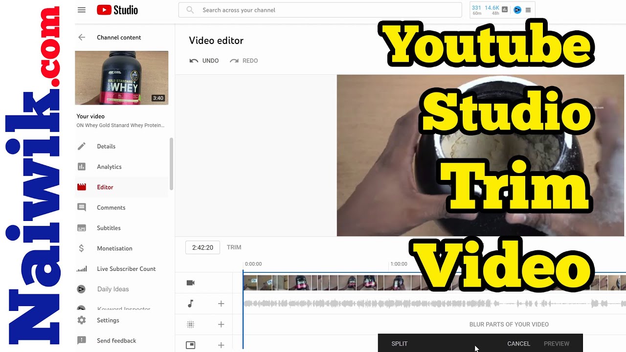 How to remove part from already uploaded youtube video || Youtube ...