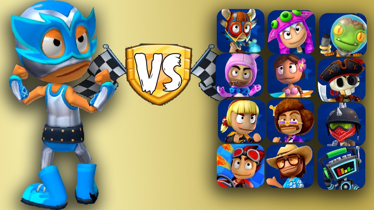 New Outfit El Zipo Vs All Driver Battle | Beach Buggy Racing 2 IA - YouTube