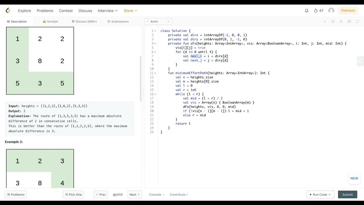 Leetcode September Daily Day 16 1631 Path With Minimum Effort Youtube