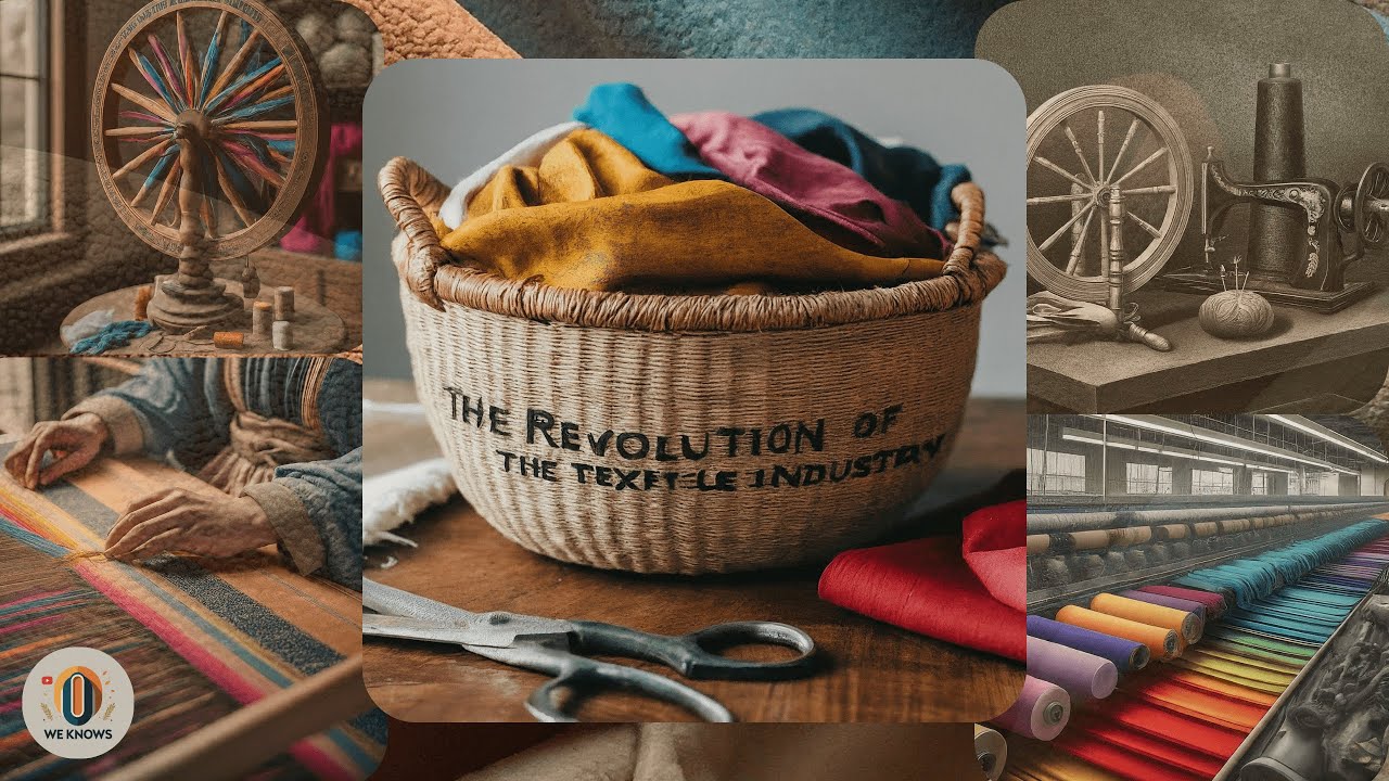 The Revolution of the Textile Industry #education #history - YouTube