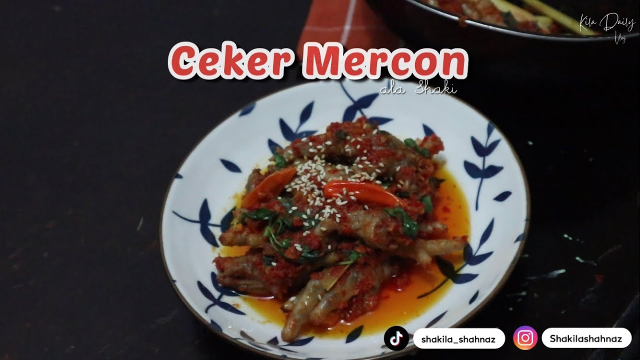 Resep Anti stress dan pusing 😂 Ceker mercon penyelamat | masakanshaki ...