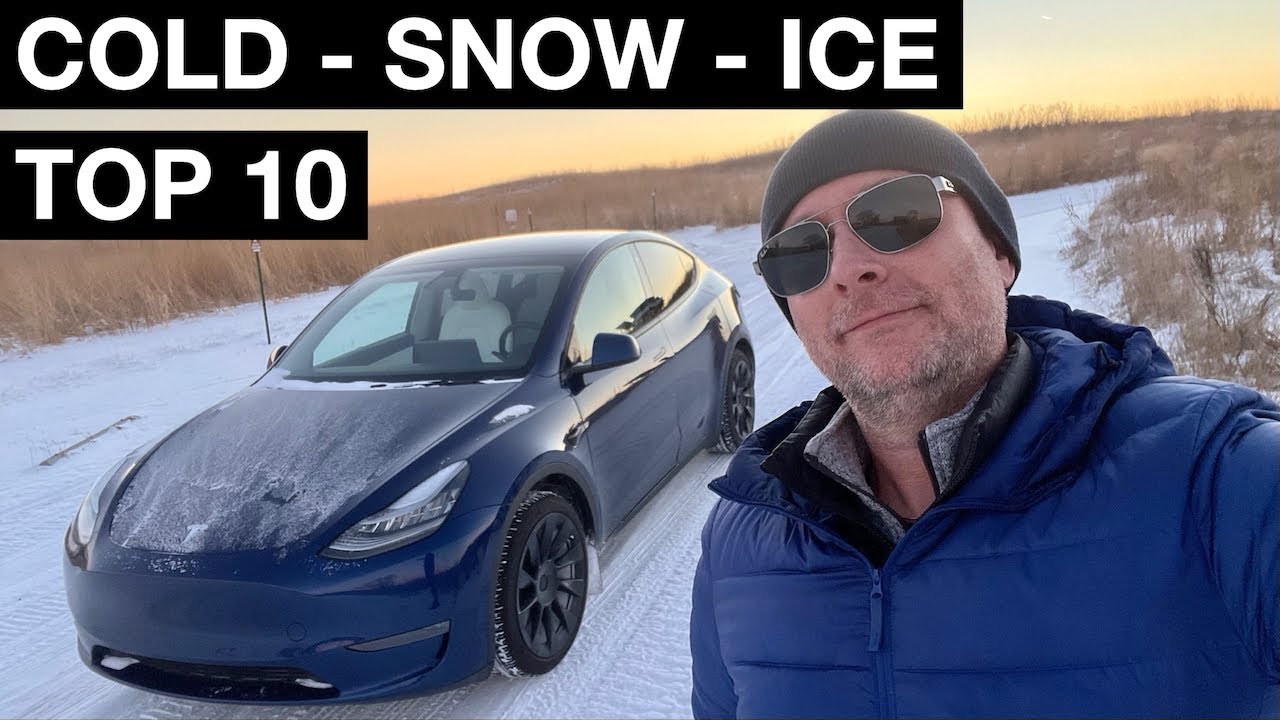 Cold Weather Driving & Top 10 (Tesla Model Y) - YouTube