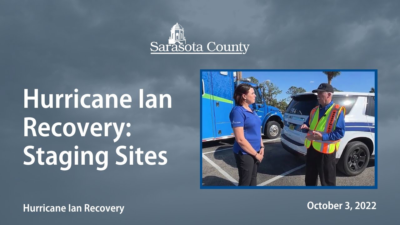 Hurricane Ian Recovery: Staging Sites - YouTube