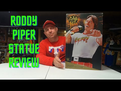 Immortal Moments Roddy Piper Statue Review - YouTube