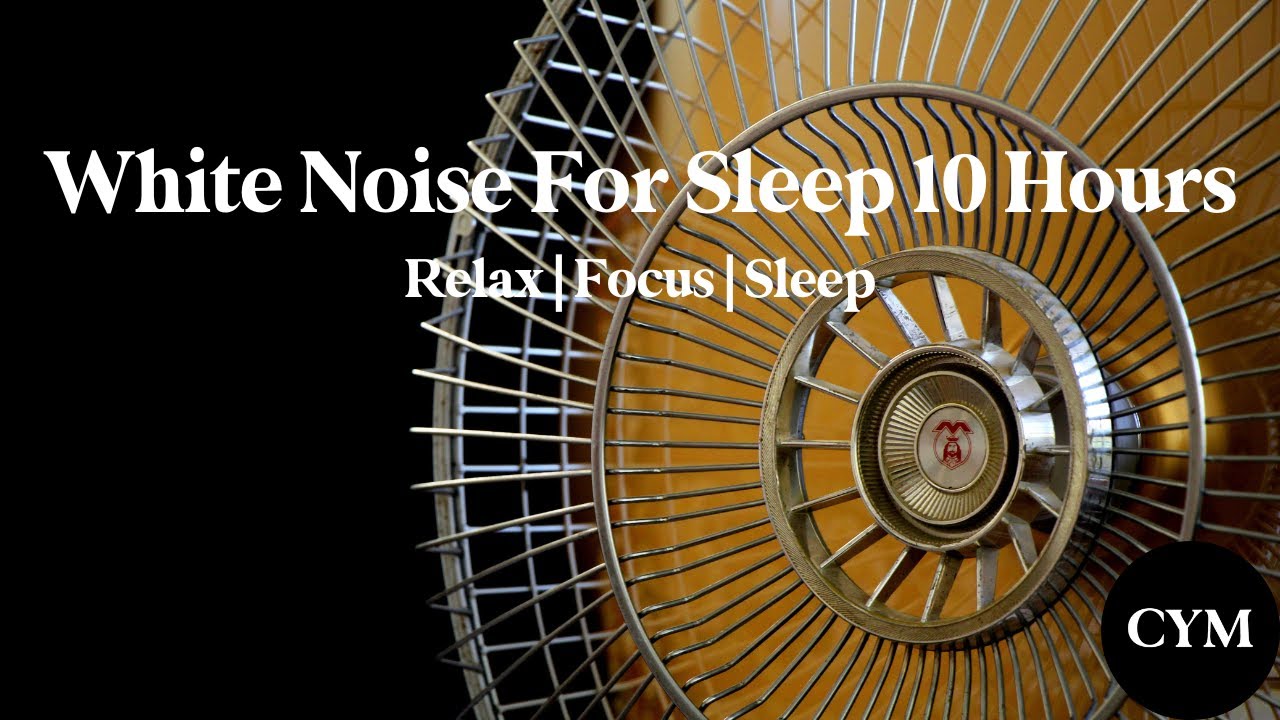 Fan Sound With for Deep Sleep | Asleep In Minutes | Dark Screen White ...