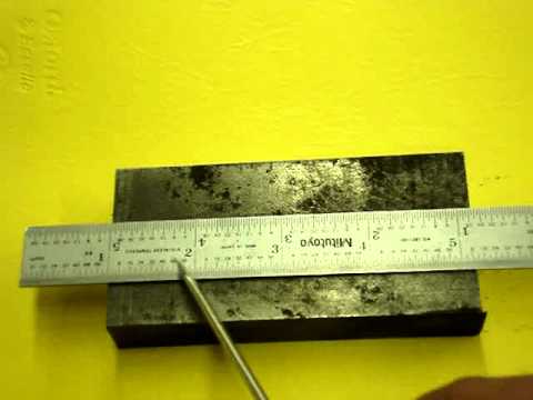 #4 Spring-Tempered Steel Rule - YouTube