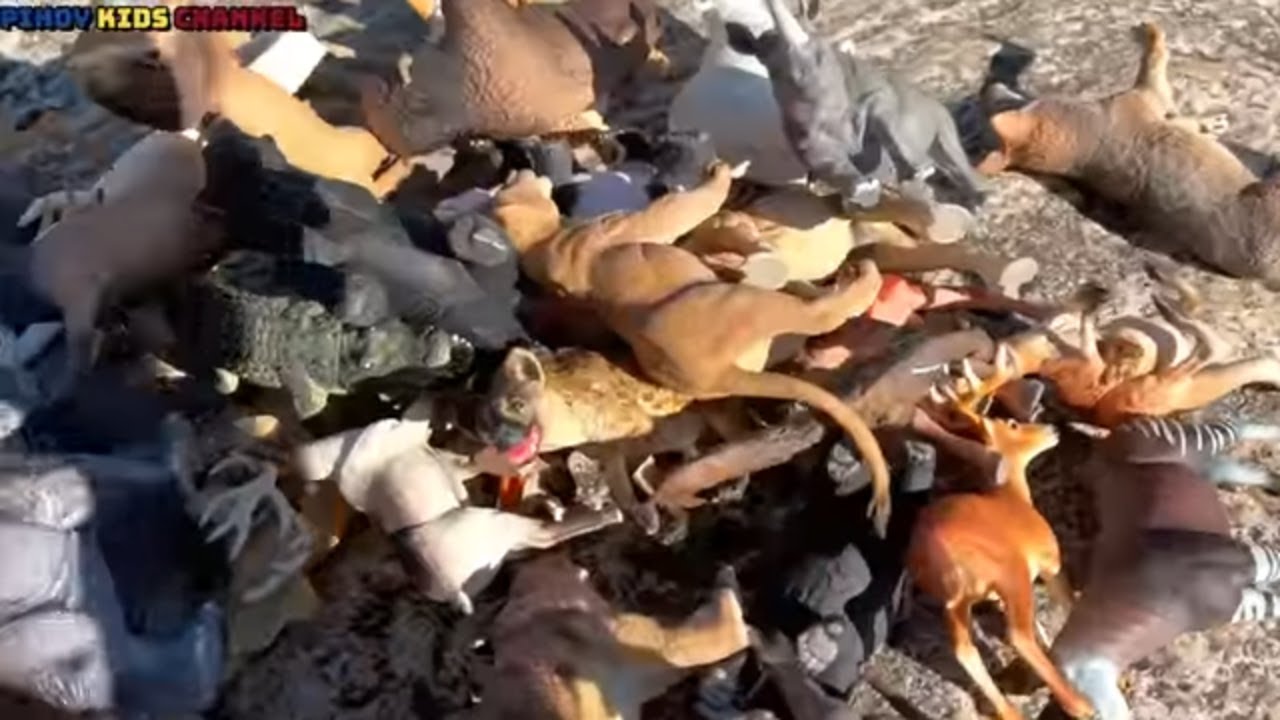 🌲 Outdoor Adventure: Finding Wild Animal Toys for Kids! - YouTube