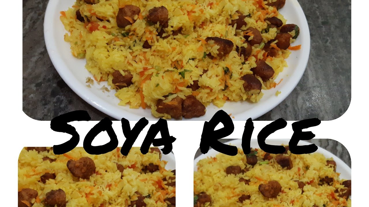 Soya Rice/Easy Rice Recipe 😋 - YouTube