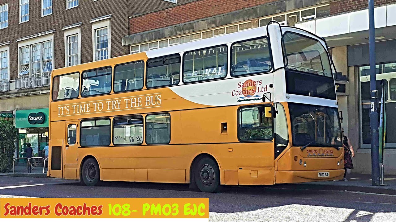 *Hellfire Beast!* Sanders Coaches DAF DB250 East Lancs Millennium ...