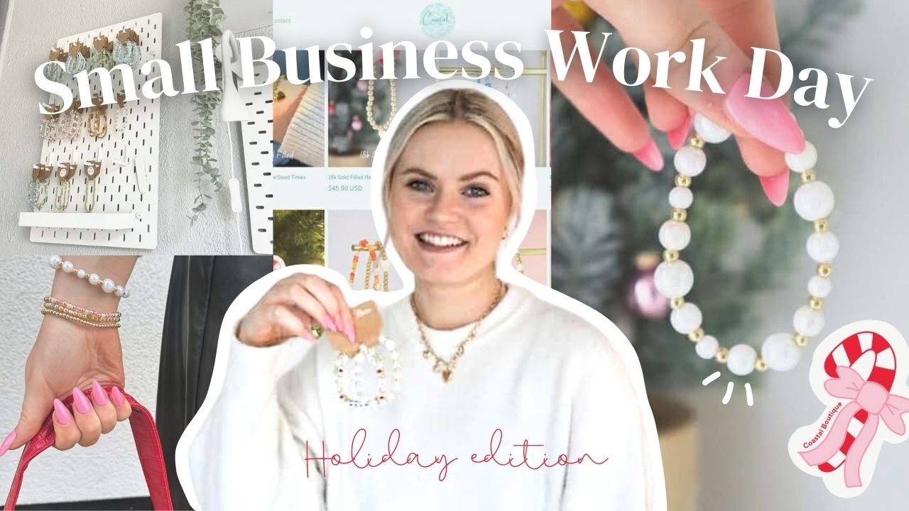 A December Work Day in My Life as a Small Business Owner 🎄 - YouTube