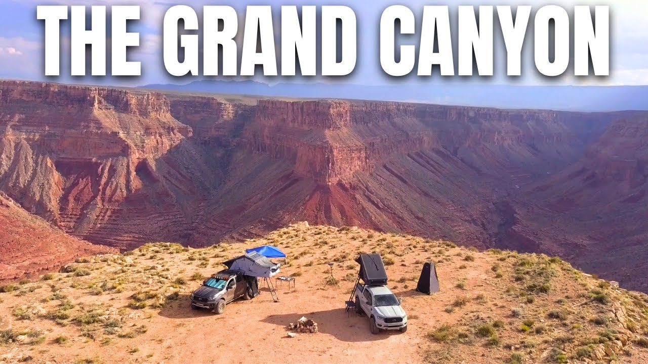 Camp On the EDGE of the Grand Canyon | Overlanding in Arizona - YouTube