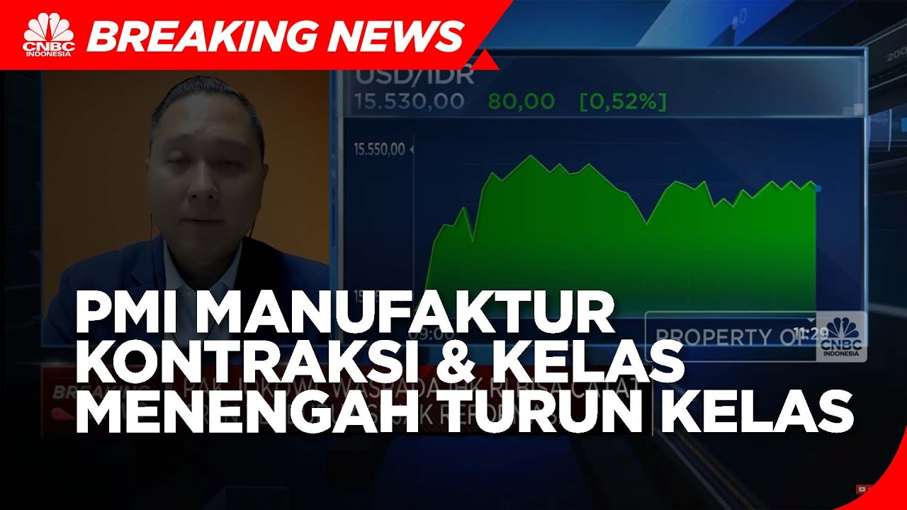 Alarm Bahaya! PMI Manufaktur Kontraksi & Kelas Menengah Turun Kelas! - YouTube