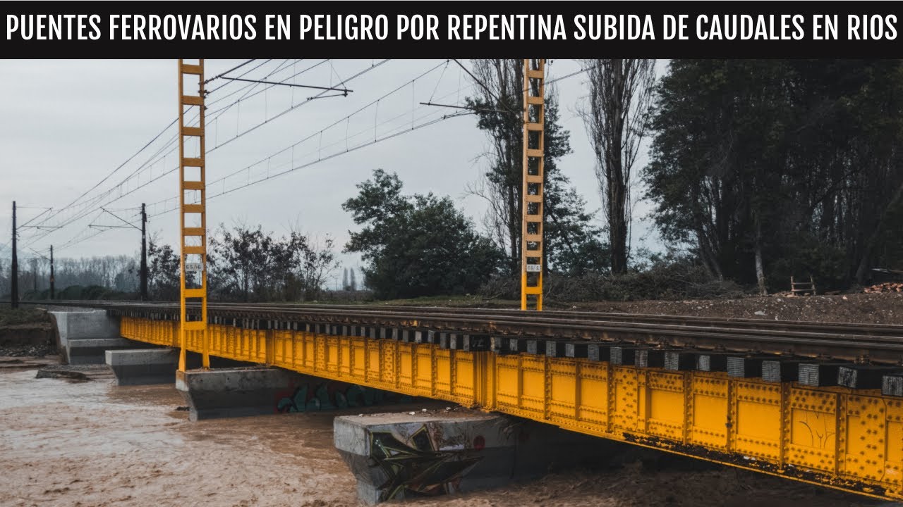Crecida repentina del estero Codegua y Rio Claro que amenazan puentes ...