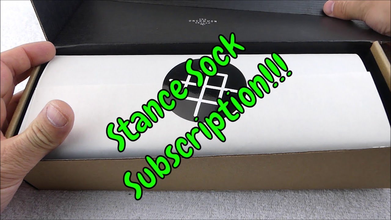 February 2018 $27 Stance Monthly Sock Subscription Box Opening!!! - YouTube