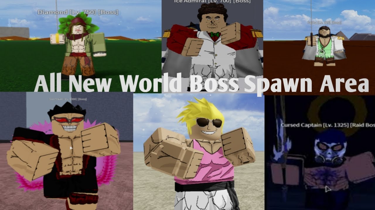 Blox Fruit Roblox All New World Boss Spawn Area - YouTube