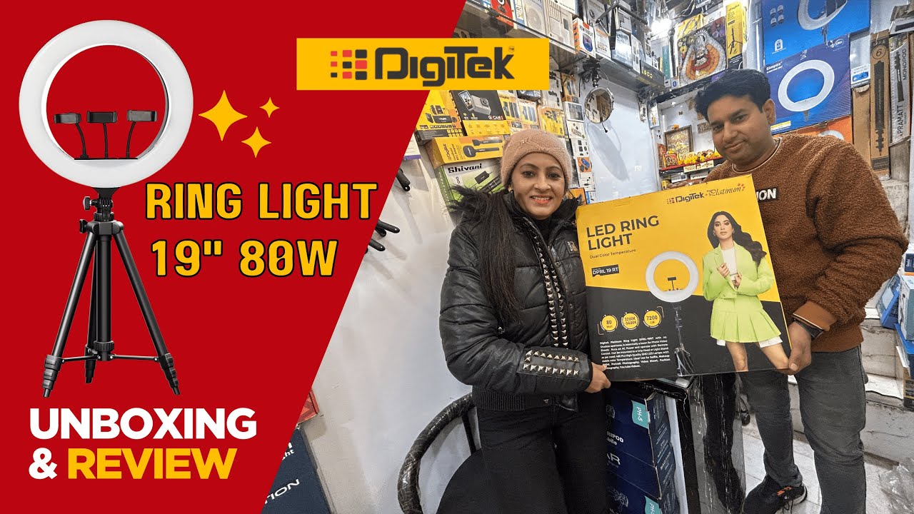Digitek 18 Inch Ring Light Review From Chandni Chowk | DigiTek Ring ...