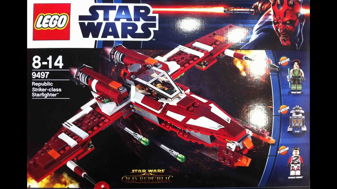Обзор Lego StarWars Republic Striker class Starfighter (9497) - YouTube