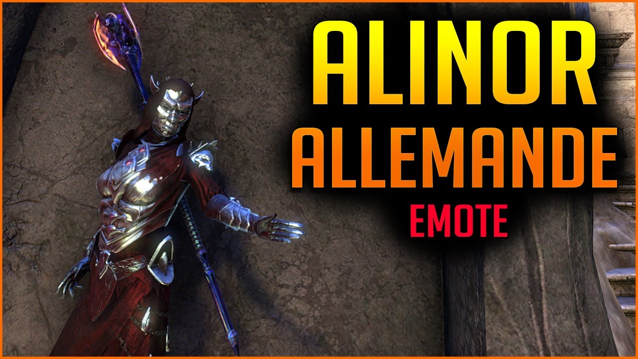 How to obtain the Alinor Allemande Emote from the Antiquities System ...