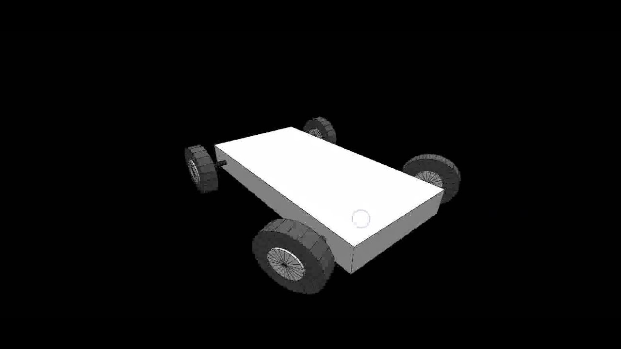 Simple Car 3D model used to test physic's engine... - YouTube