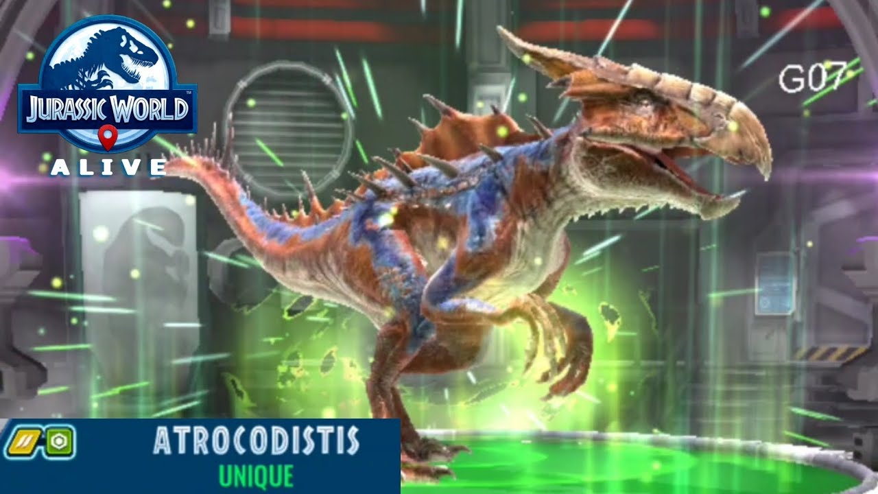 Atrocodistis Unique Unlocked || Jurassic World Alive S2 - YouTube