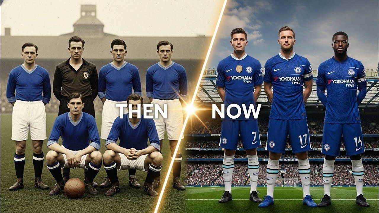 History of Chelsea home kit from 1905-2025 - YouTube