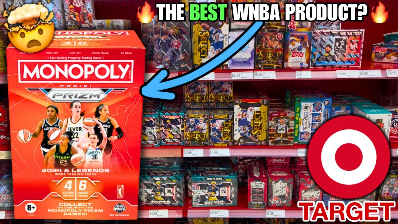 HUNTING FOR CAITLYN CLARK MONOPOLY CARDS! 2024 Prizm WNBA Monopoly ...