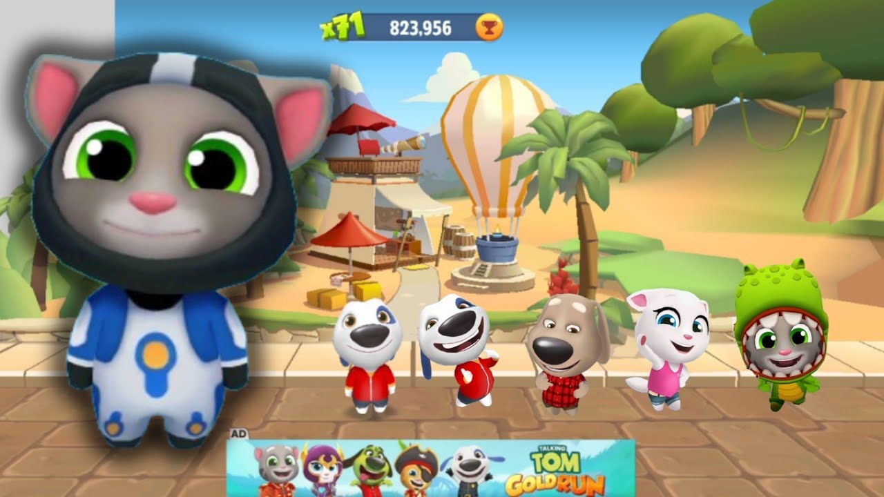 talking tom gold run video | talking tom gold run android gameplay ...