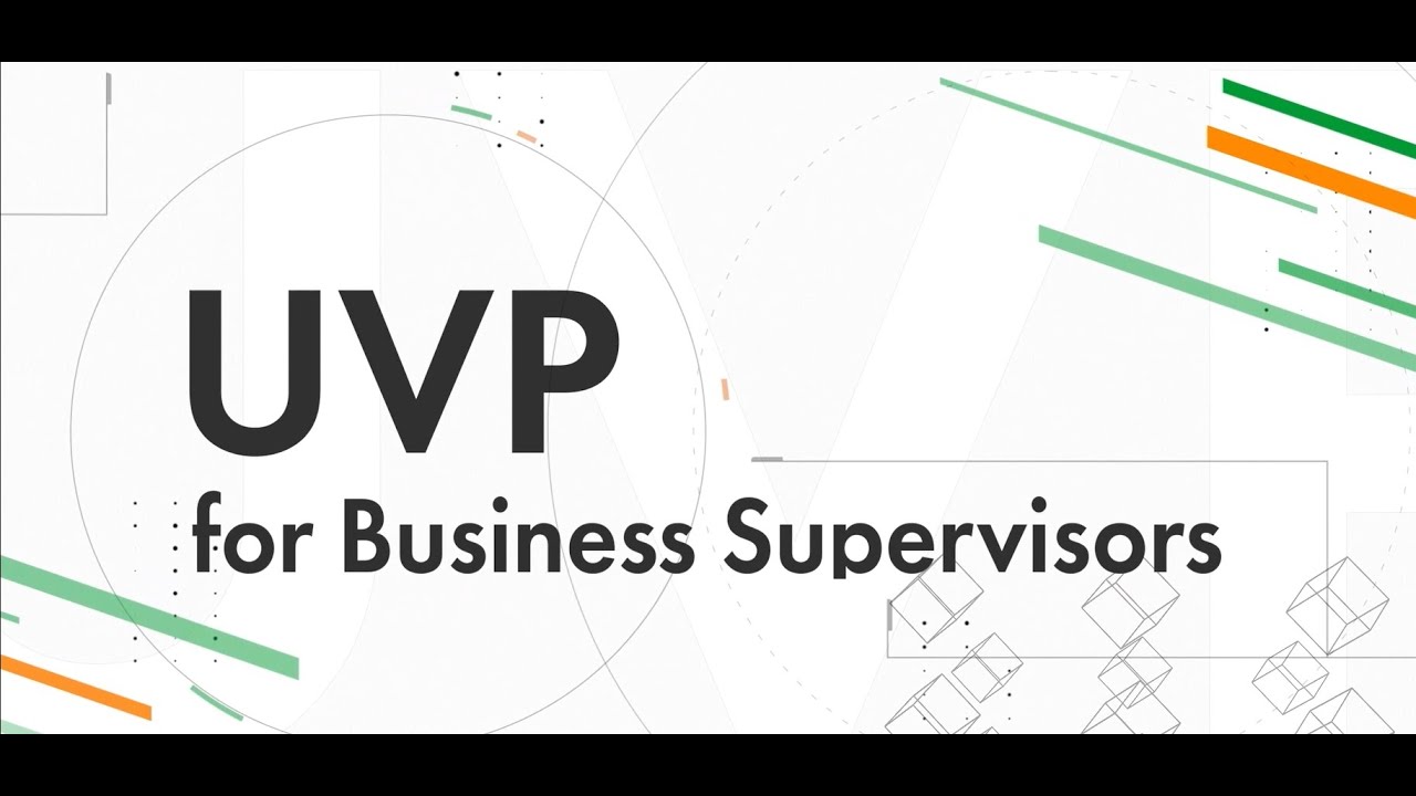UVP for Business Supervisers プロモーション動画 - YouTube