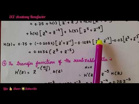DSP | FIR filter design using Hamming Window method - YouTube