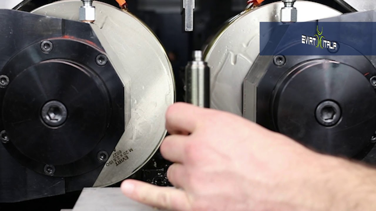 PLANAR 50 Heavy Duty SMART THREAD ROLLING MACHINE - YouTube