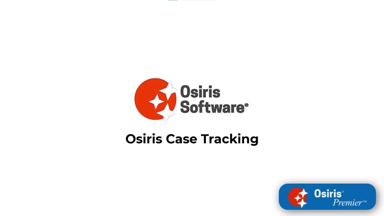 Osiris Case Tracking is available NOW! - YouTube
