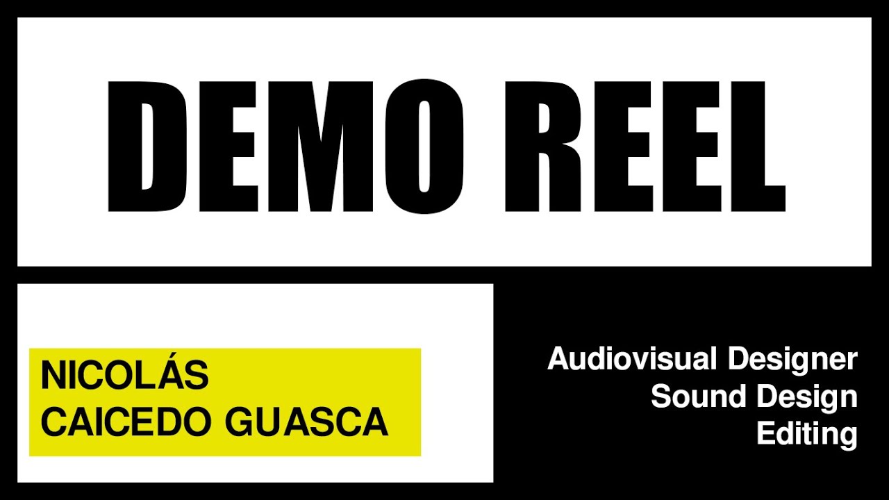 Nicolas Caicedo - Demo reel / Audiovisual Designer - YouTube