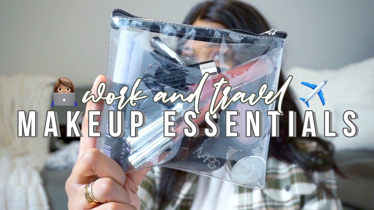 Minimalist Makeup Kit: WORK and BUSINESS TRAVEL | brittnyTV - YouTube