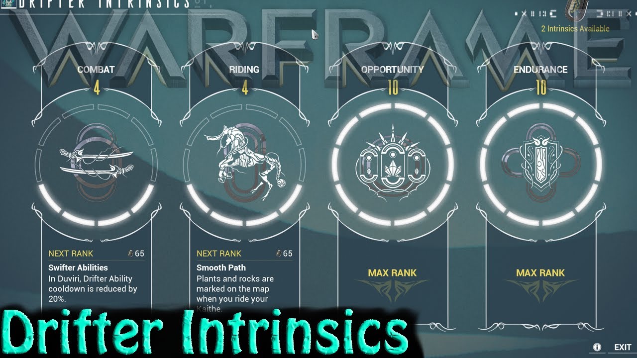 Warframe - Drifter Intrinsics [Everything About] - YouTube