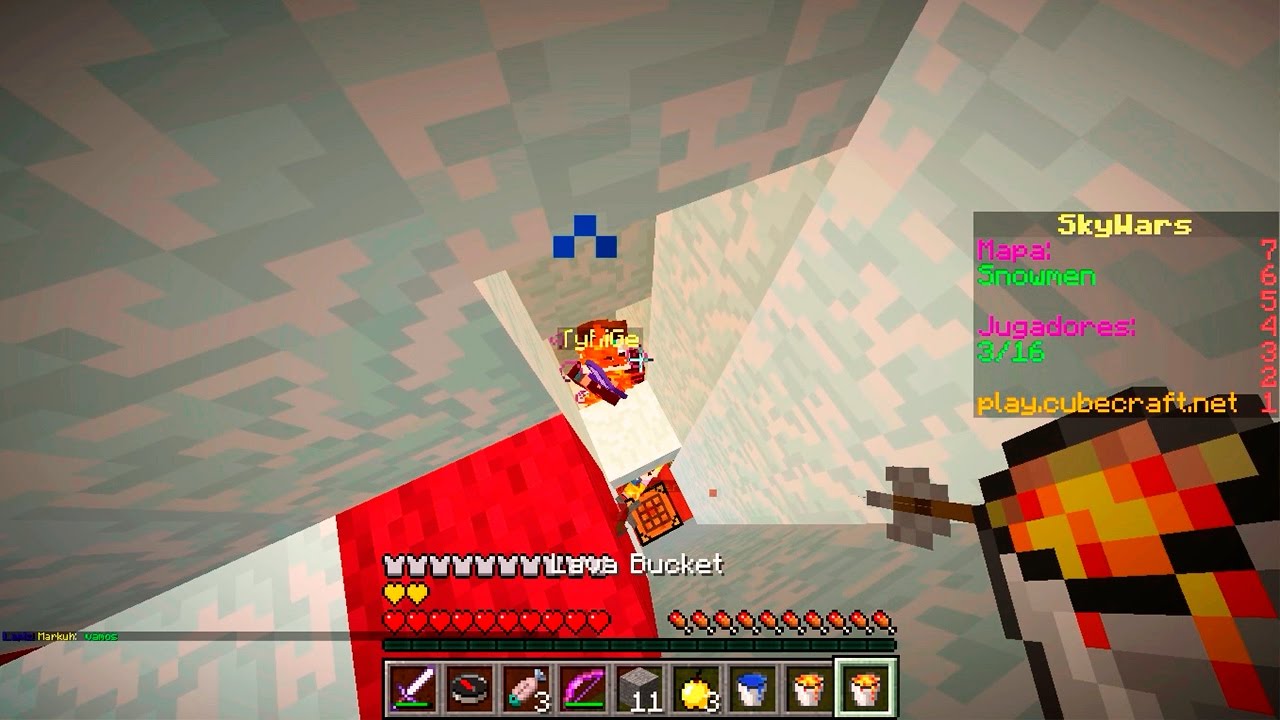 FOCUS INCREÍBLE!! SKYWARS MINECRAFT - YouTube
