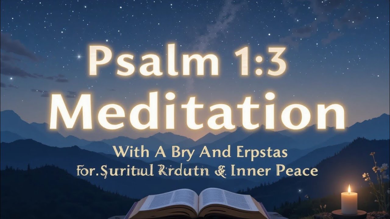 Psalm 1:3 Meditation – 30-Minute Calm Devotional for Spiritual Growth ...