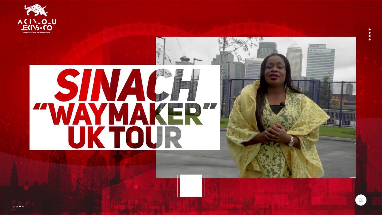 SINACH LIVE IN LONDON CONCERT #WayMAKER 2017 - YouTube