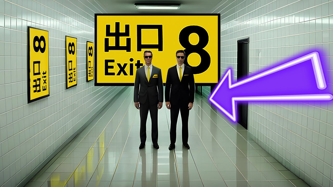 Spot The Difference Or Be Trapped FOREVER - Exit 8 - YouTube