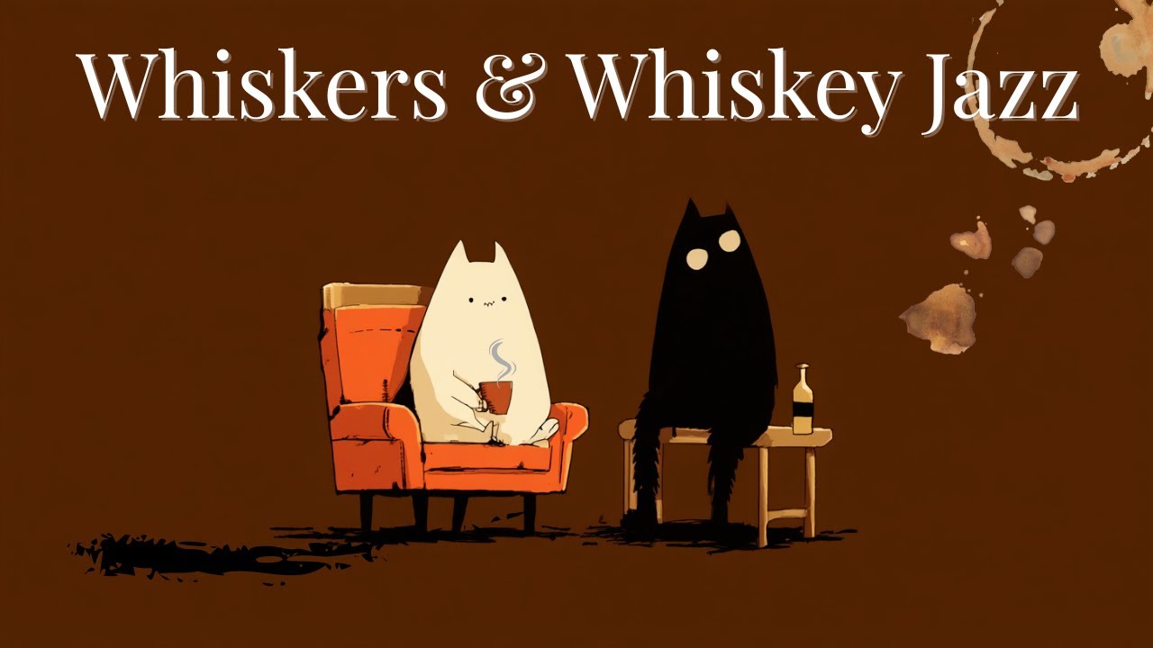 【Whiskers & Whiskey Jazz】 Late Night Lounge Jazz with Cats & Whiskey ...