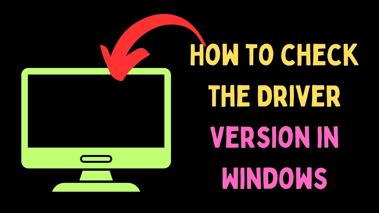 How to Check the Driver Version in Windows 11 - YouTube