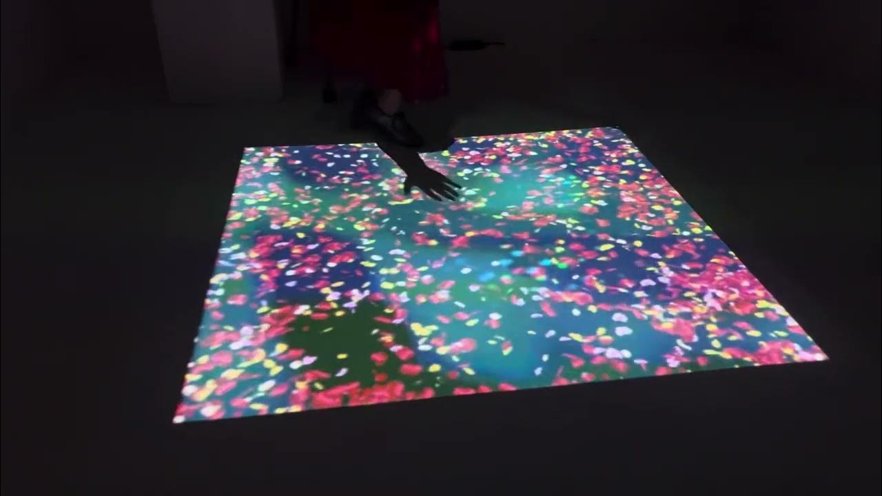 Water/Womb | Interactive floor projection w/ TouchDesigner and Kinect - YouTube