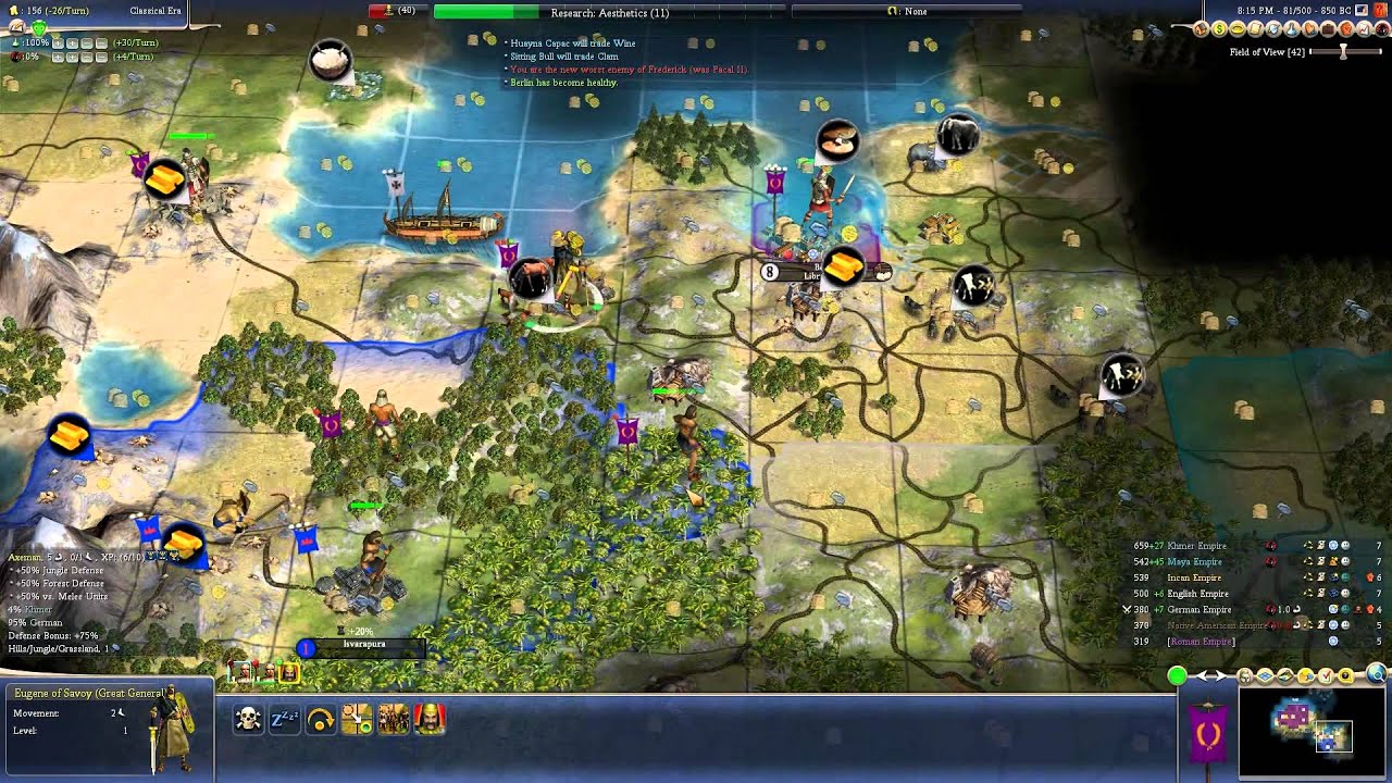Civ 4 Deity 44 ( Julius Caesar ), part 1 of 7 - YouTube