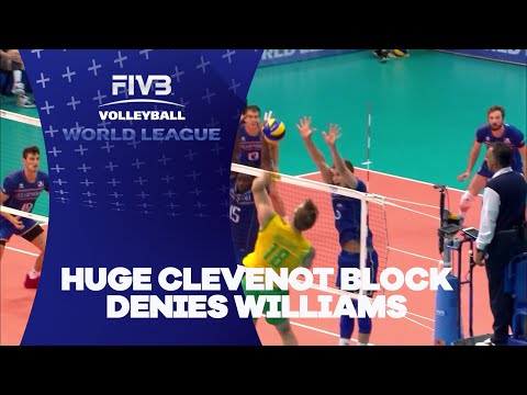 Huge Clevenot block denies Williams - FIVB World League