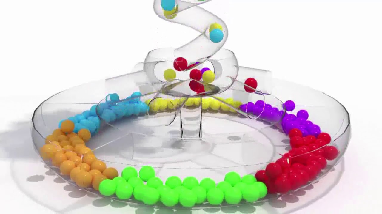colors with 3D Gumball Machine and colorful Ball for Kids Songs ...