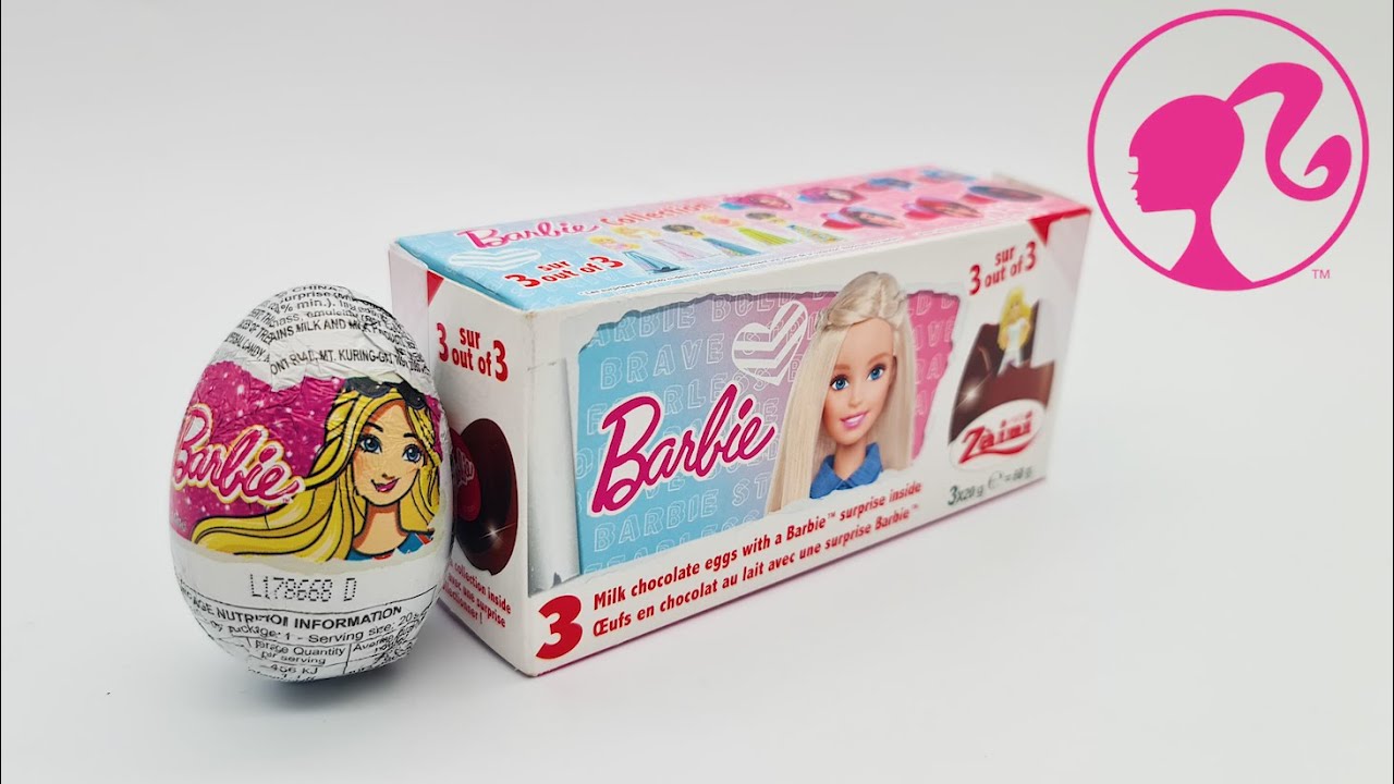 Barbie Surprise Eggs with Toys! Barbie from Zaini ️ - YouTube