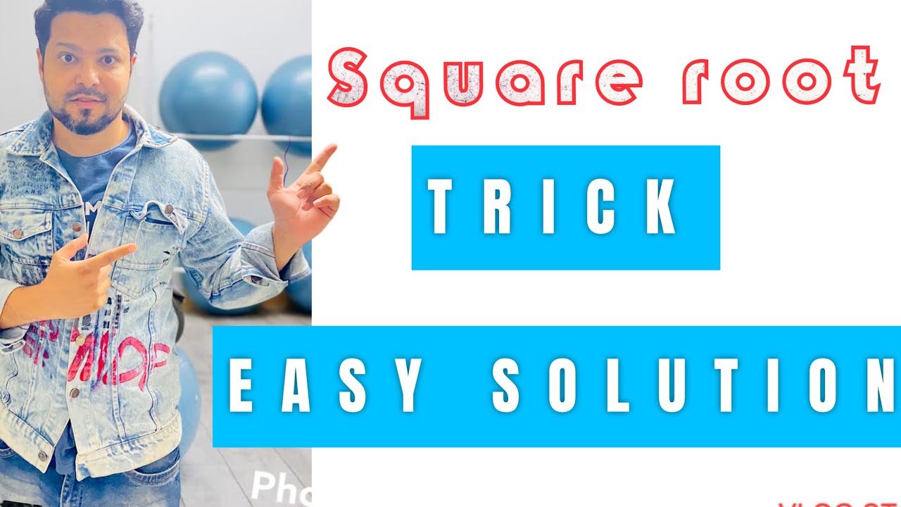 Square Root Trick Squareroot Maths Youtube 3736